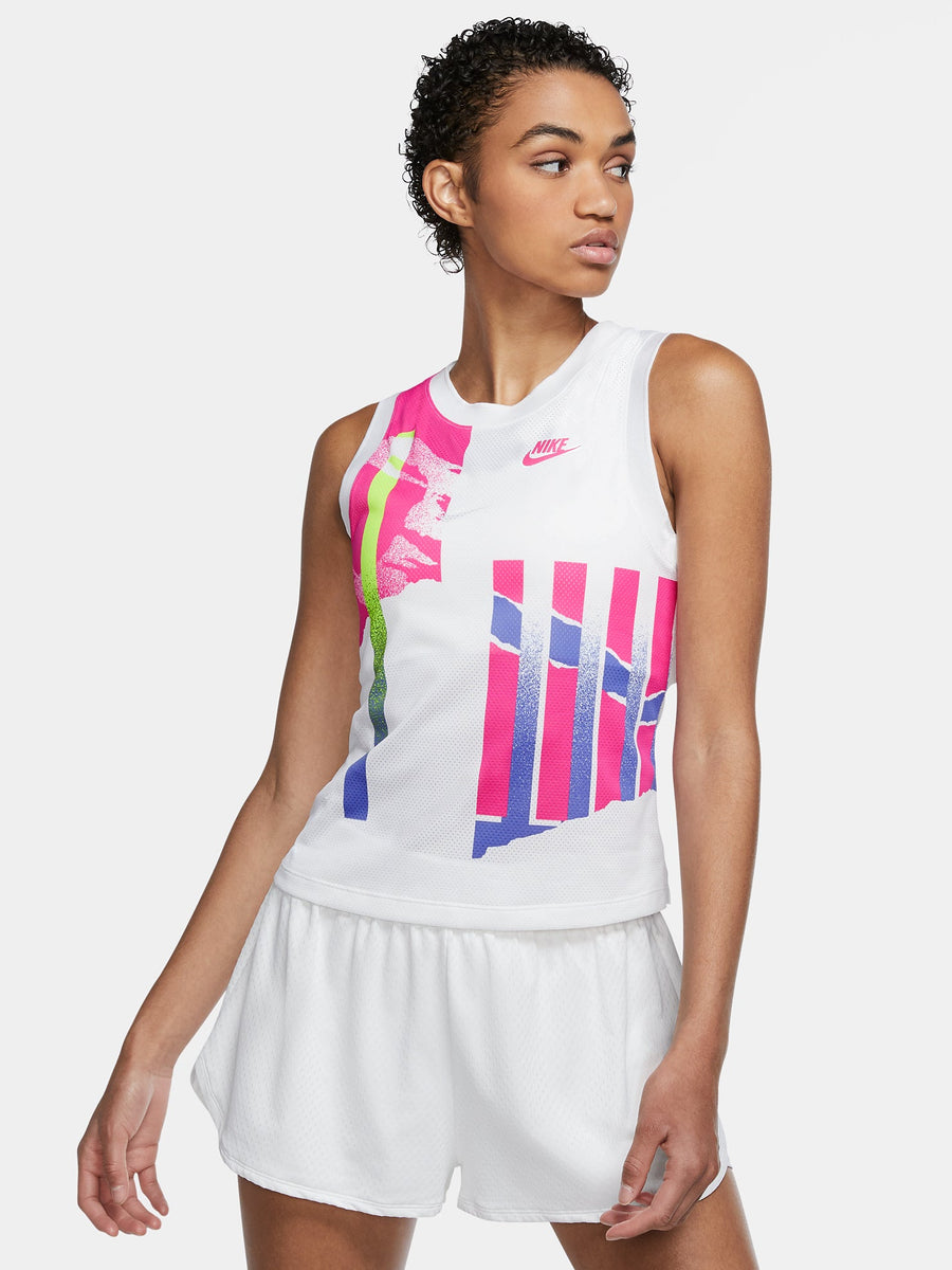 Nike Women's Fall NY Slam Tank (Pink or White) – MASTERS RACKET